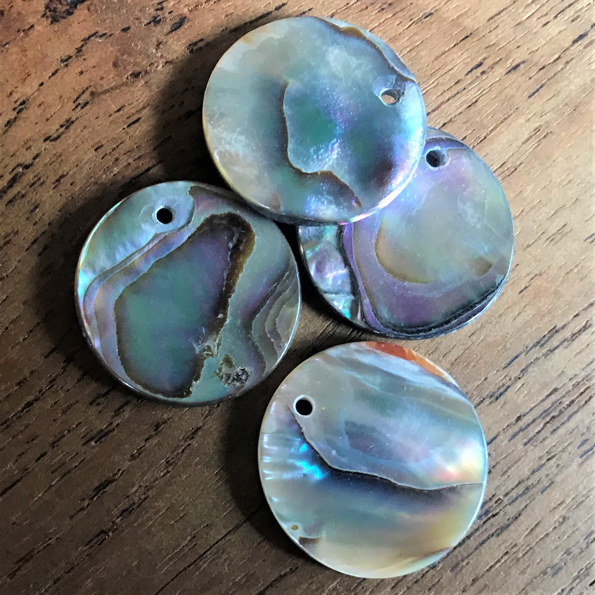 30pcs - 20mm Green Abalone Shell Plates – Jewellery Ingredients [PS-69 ...